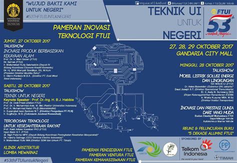 Teknik Ui Untuk Negeri Fakultas Teknik Universitas Indonesia