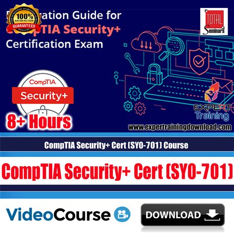 Comptia Security Cert Sy0 701 Course Expert Training