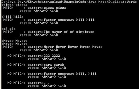 Validation Regular Expressions Java