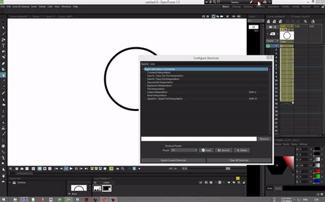Changing Interpolations Using Shortcuts Does Not Work Properly Issue Opentoonz
