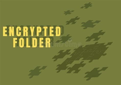 Writing Displaying Text Encrypted Folderprotect Confidential Data From