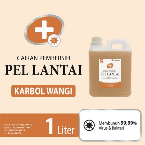 Jual PEMBERSIH LANTAI CAIRAN LANTAI KARBOL WANGI 1 LITER Shopee
