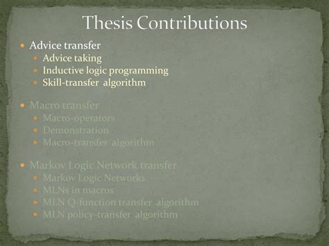 Ppt Relational Transfer In Reinforcement Learning Powerpoint Presentation Id 2629009