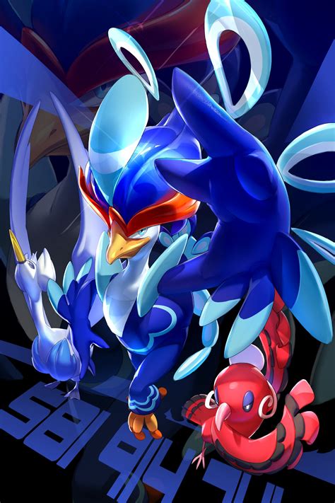 Oricorio Swanna And Quaquaval Pokemon Drawn By Bluegeyko Danbooru