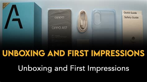 Oppo A Unboxing And First Impressions Unbox Diaries