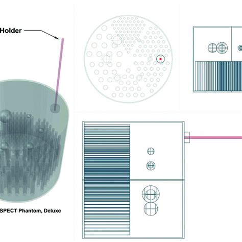 Phantom Schematic And Fiducial Source Holder Download Scientific Diagram