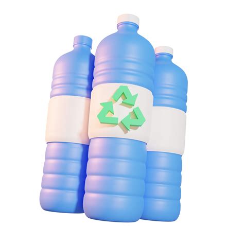 Recycle Bottle Earth Day 3d Illustrations 11153823 Png