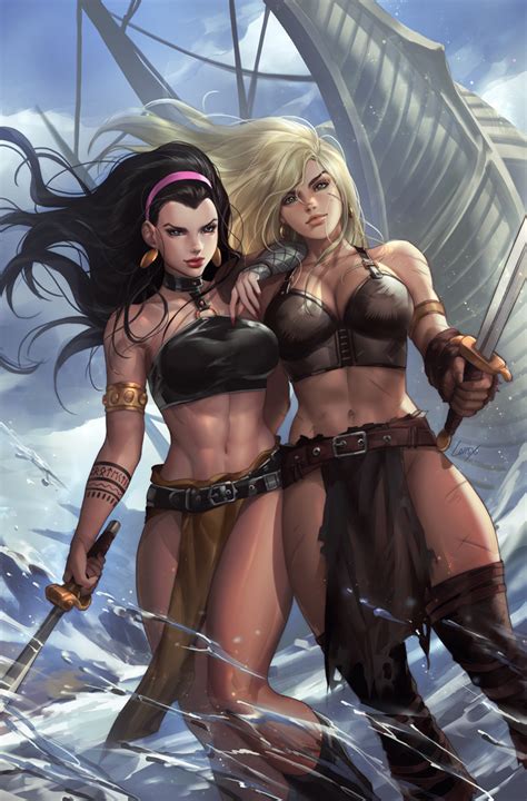 Valeria And Belit Conan Drawn By Leirix Danbooru