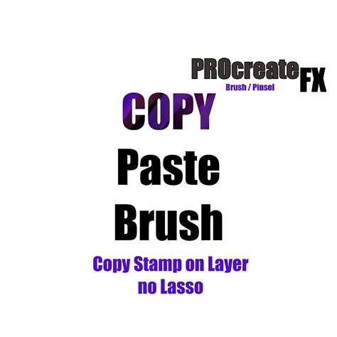 Procreate Copy Paste Stamp Brush Etsy