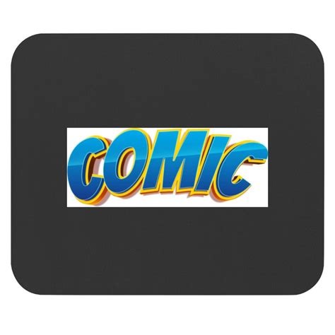 Comic Text Effect Mouse Pads Sold By Katherinedlong Sku