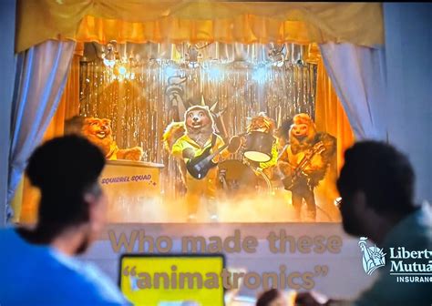 Liberty Mutual Squirrel Squad Ranimatronics