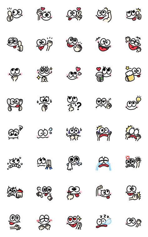 大人可愛い♡顔文字のline絵文字｜画像、情報など