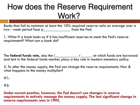 Ppt Module The Federal Reserve Monetary Policy Powerpoint