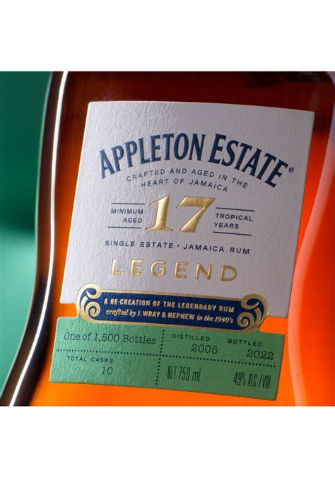 Appleton 17 Years Old Old Legend 2005 Rum From Jamaica