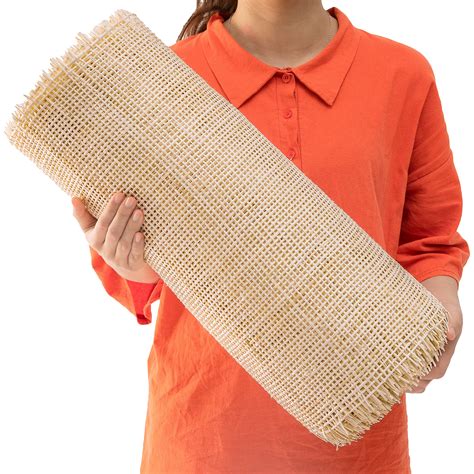 Buy 24 Width Square Rattan Cane Webbing Roll 3 Feet For Caning