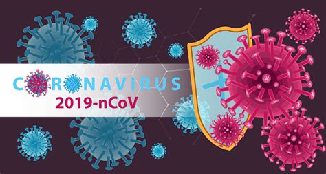질병 확산 증상 또는 예방 조치에 대한 인식 및 경고를위한 코로나 바이러스 배너 감염된 폐 및 바이러스 현미경 보기 배경을 가진 코로나 바이러스 디자인 호흡기 시스템 0명에