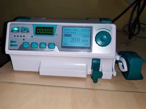 Plenum Tech Syringe Infusion Pump For Aerosol Spray Syringe Size 12