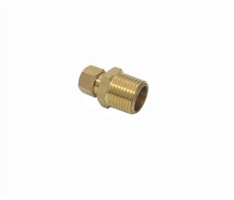 Female Brass Compression Union Fitting 3 8 Comp X 1 2 NPT