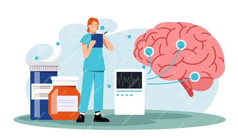 Concept De Diagnostic Médical Femme En Uniforme Médical Près Des