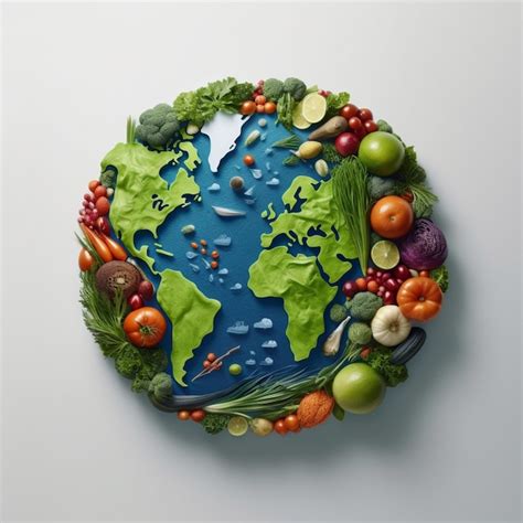 Premium Photo World Vegan Day