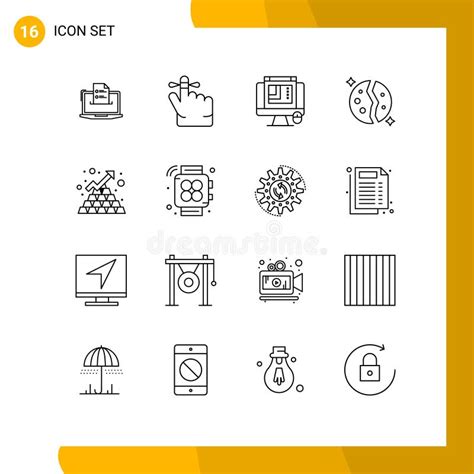 16 Universal Outlines Set For Web And Mobile Applications Planet