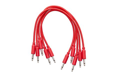 Erica Synths Braided Patch Cables 20cm 5 Pcs Synthesizer New Zealand
