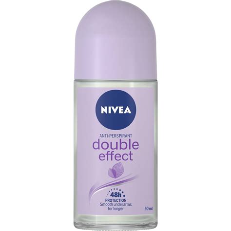 Nivea Deodorant Roll On Double Effect 50ml Woolworths