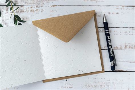 Bear Greeting Card On Plantable Seed Paper