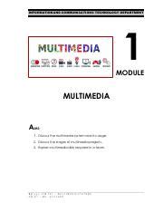 ITM 207 Module 1 Pdf INFORMATION AND COMMUNICATIONS TECHNOLOGY