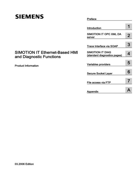 Simotion Opc Xml Pdf Pdf Software Computer Engineering