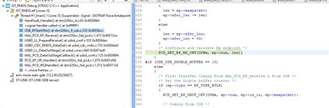 usb rndis works partially and later results in har