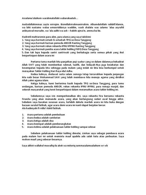 Mc Takbir Pdf Agama And Spiritualitas