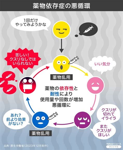 【図解】薬物依存症の悪循環 Yahoo ニュース オリジナル The Page Yahoo ニュース