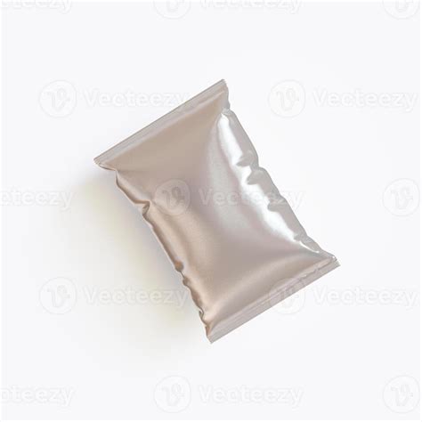 Realistic Chips Packaging With Glossy Texture Foil Material On White Background 47077877 Stock