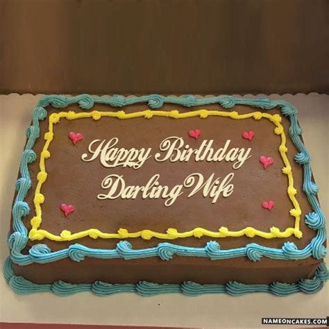Happy Birthday Darling Wife Cake Images