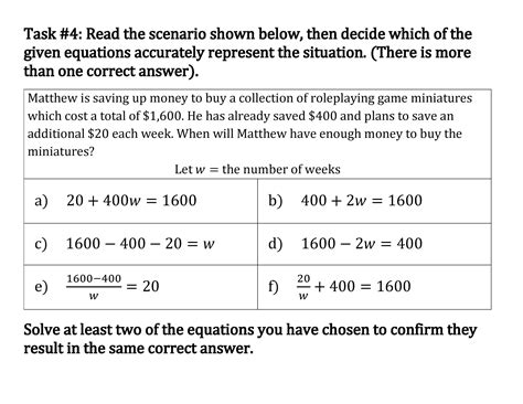 Systems Of Equations Problem Solving Thin Slicing Lesson Th Grade