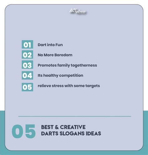 Catchy Darts Slogans Examples Samples Tiplance