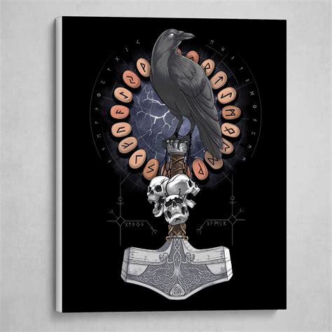 Norse Art Raven