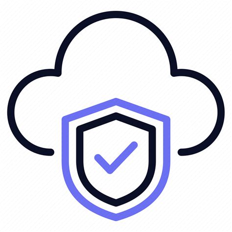 Secure Cloud Icon Download On Iconfinder On Iconfinder