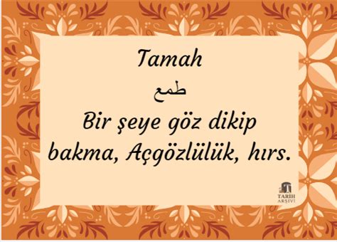 Tarih Arşivi on Twitter Tamah Aç gözlülük hırs