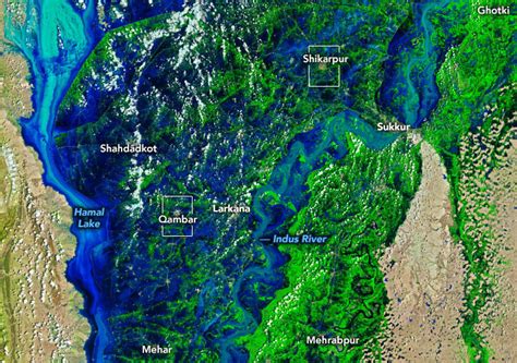 Devastating Floods In Pakistan As Seen From Space Spaceref