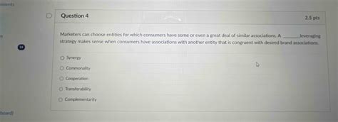 Solved Question 4marketers Can Choose Entities For Which