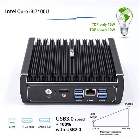 Hystou Fmp07 Intel Core I3 7100u 8gb64gb Mini Pc