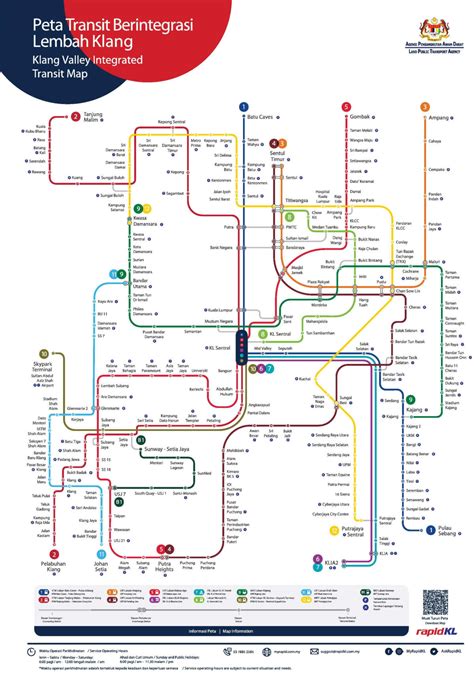 Klang Valley Integrated Transit Map Paul Tans Automotive News