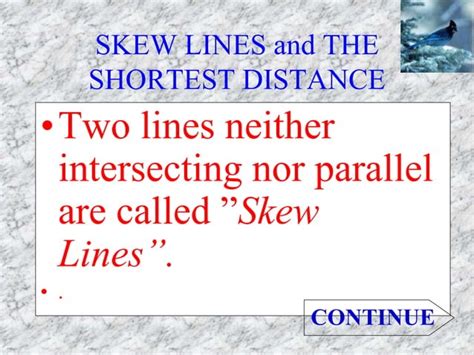 3 3 D Geometry Skew Lines And Shortest Distancepptx