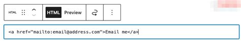 How To Add An Email Link In WordPress In Post Page Menu And Widget
