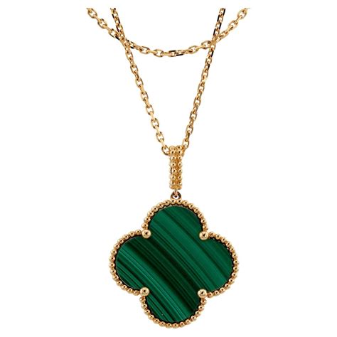 Van Cleef And Arpels Magic Alhambra Long Motifs Yellow Gold Necklace For Sale At 1stdibs