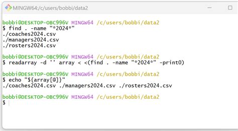 Bash How To Save Results Of Find Command To Array Collecting Wisdom