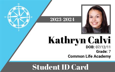 Compass Student Id Card Visual Village