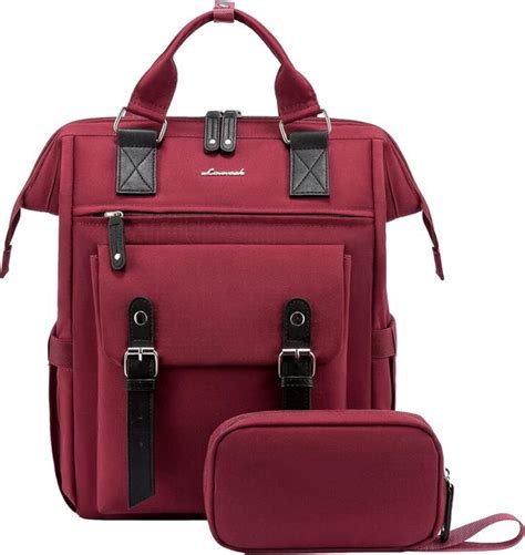 Rugzak 15 6 Inch Laptop Vak Rood 2 Delig Laptoptas Met USB